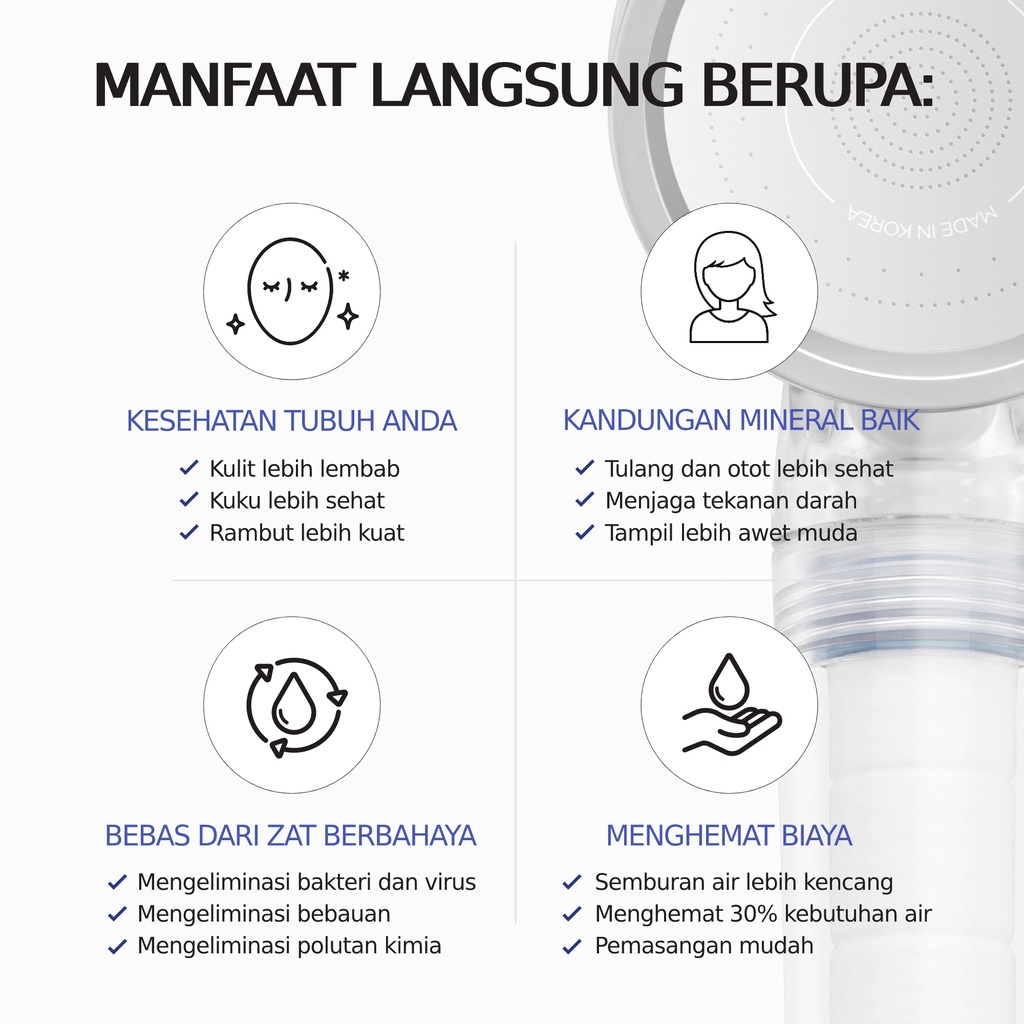 Jual CUCKOO Shower Head CWC-BB001C | Shopee Indonesia