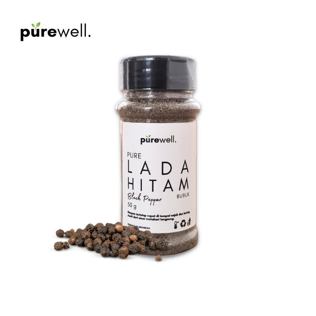 Jual Purewell Bubuk Lada Hitam Murni / Pure Black Pepper Blackpepper ...