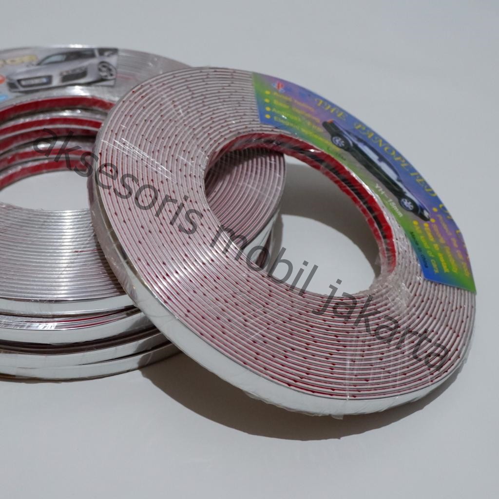 Jual LIST CHROME LIST MOULDING BUMPER MOBIL 15MM AKSMOBILJKT | Shopee ...