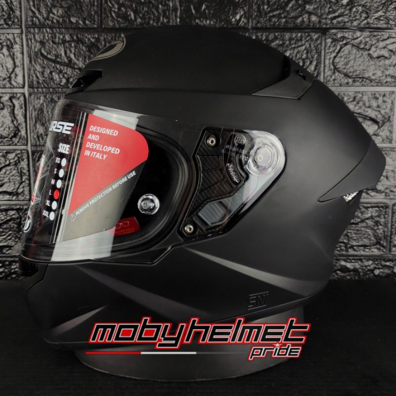 Jual KYT TT Course - Solid Black Matte - Hitam Doff | Shopee Indonesia
