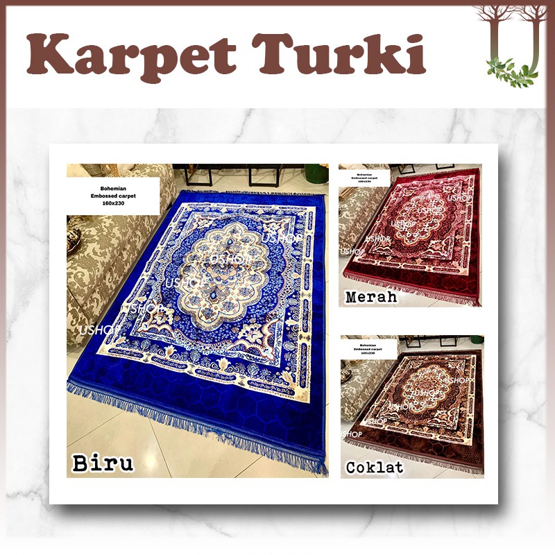 Jual KARPET TURKI 160x200 Meter - Premium Karpet Turqi Bahan Bludru ...