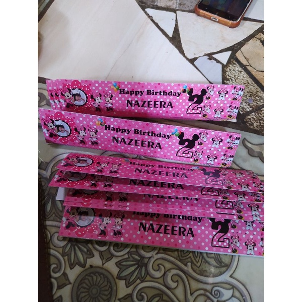 Jual Label Tas Ultah Snack Plastik Ulang Tahun Bisa Custom Nama dan ...