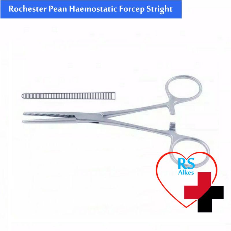 Jual Gunting Medis Klem Arteri Lurus 14 Cm 18 Cm Pean Lurus Pean ...