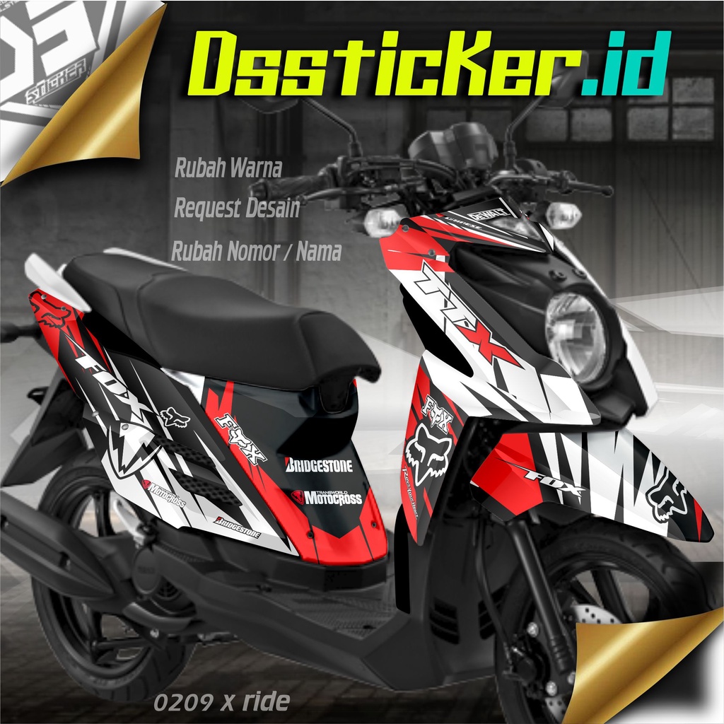 Jual 0209 Decal Sticker stiker Yamaha X ride full body Simpel | Shopee ...