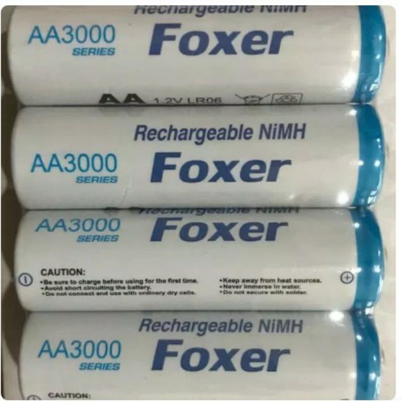 Jual Baterai Foxer AA cas 3000 MAH dan AAA 1000 mah | Shopee Indonesia