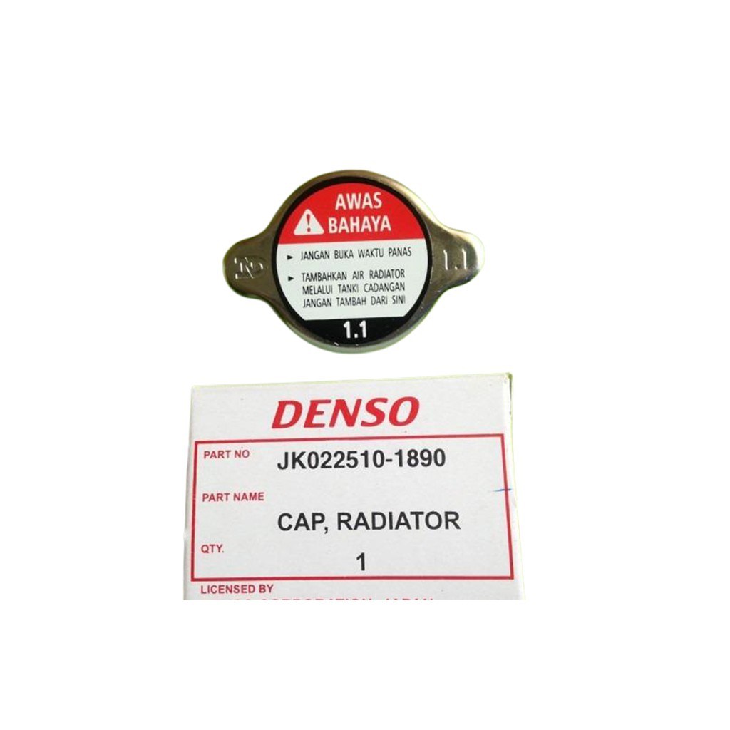 Jual Radiator Cap Denso Original Small 1890 (1.1 / 108kPa) | Shopee ...