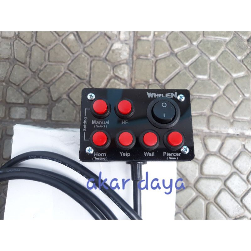 Jual Tombol Jumper Sirine Whelen Senken Landun + Kabel | Shopee Indonesia