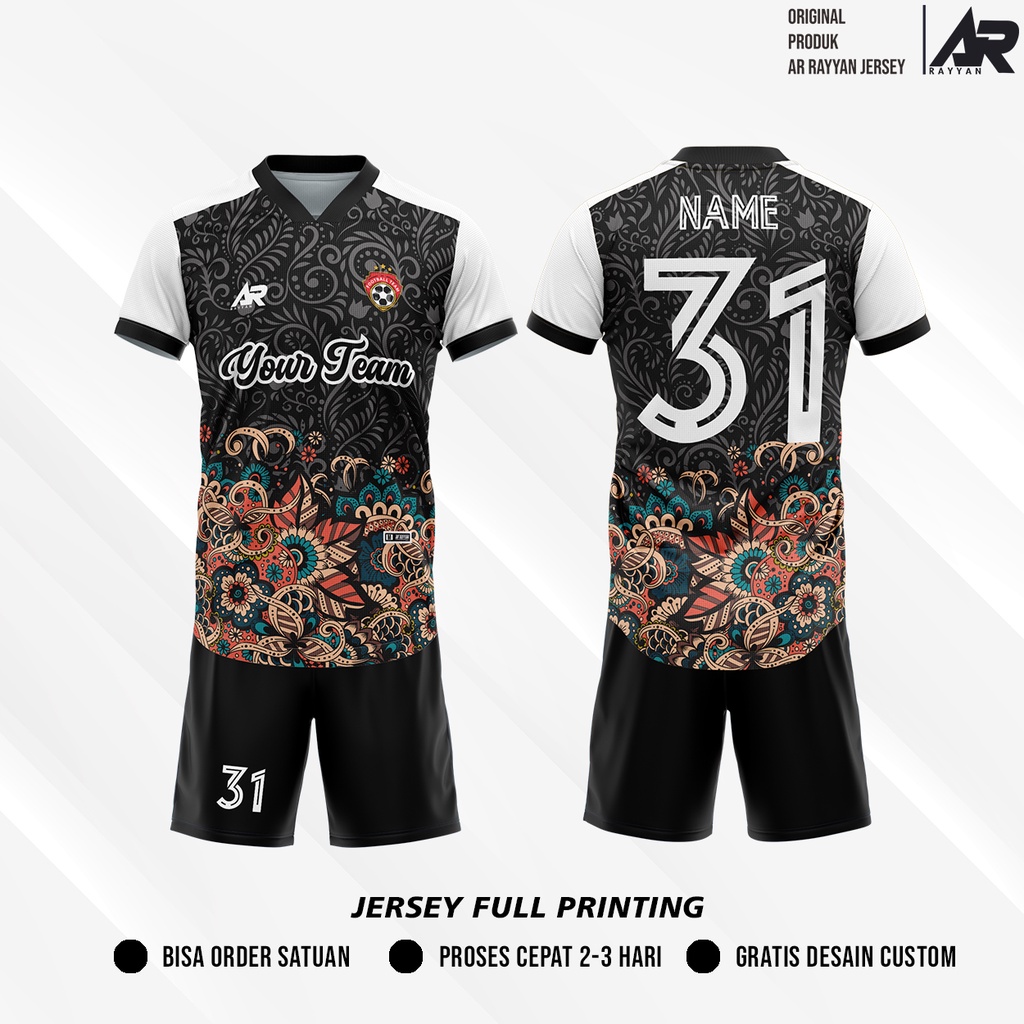 Jual Jersey Futsal/ Bola Custom Full Printing | Shopee Indonesia