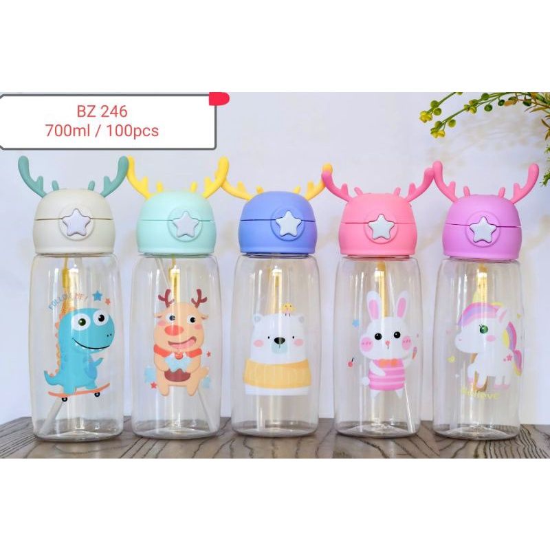 Jual Botol Minum Anak Tanduk Rusa Botol BPA 700 ml[Bonus Bubble Wrap ...