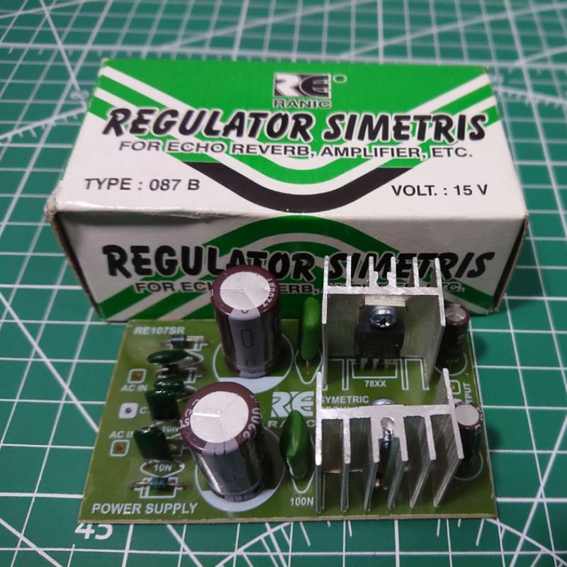 Jual Kit Regulator Simetris 15v 15 Volt Merk Ranic Type 087B | Shopee ...