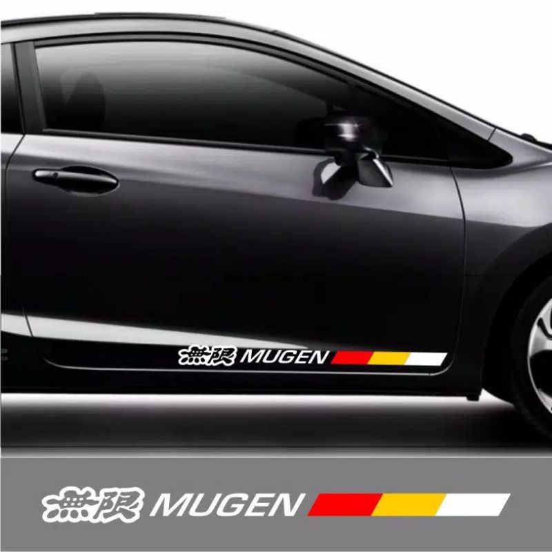 Jual (dapat sepasang 2pcs) Sticker Mobil Mugen Power Cutting Stiker ...