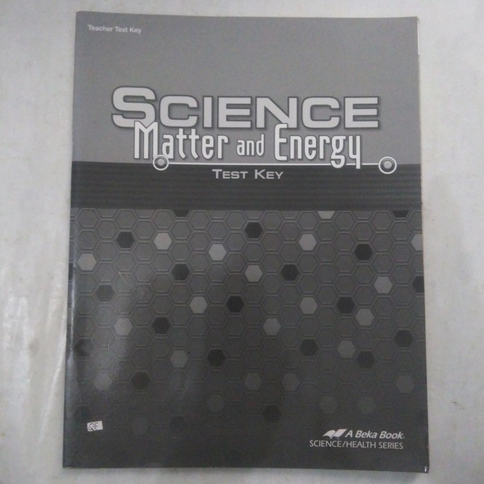 Jual BUKU SCIENCE MATTER AND ENERGY TEST KEY | Shopee Indonesia