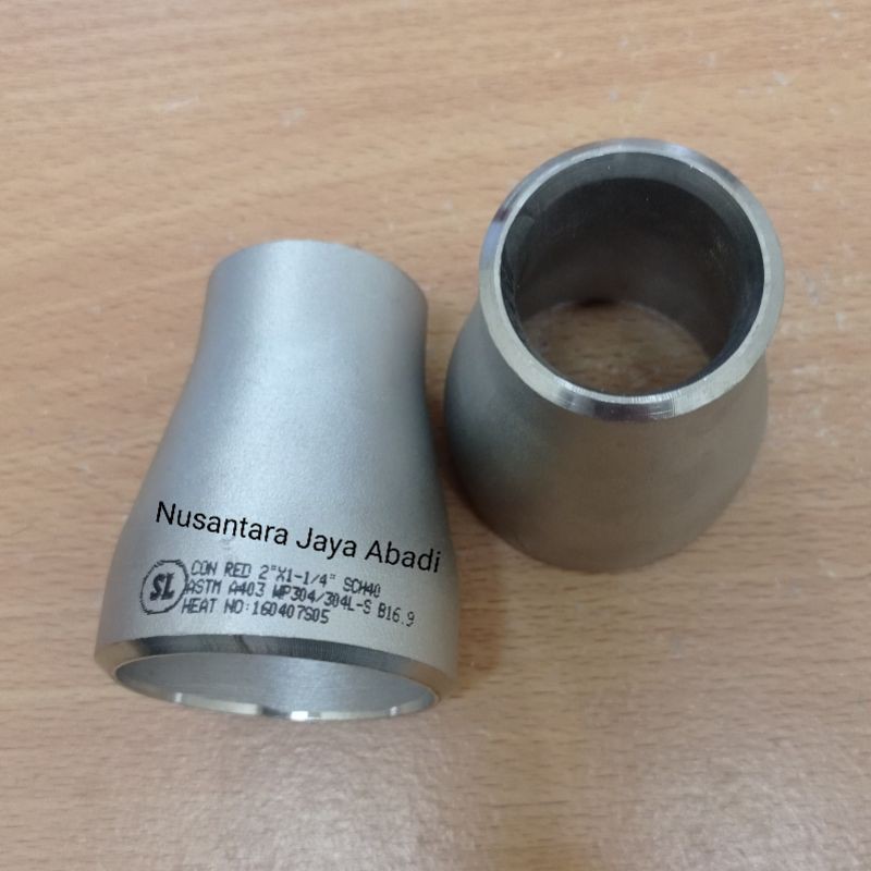 Jual Reducer Las Sch 40 Stainless 304 2 x 1 1/4 " inchi | Shopee Indonesia