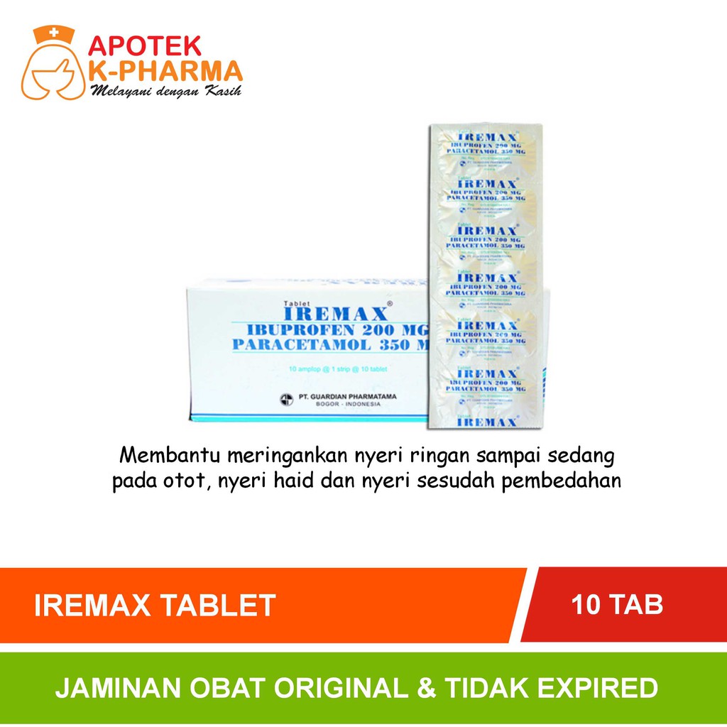 Jual Iremax Strip Isi 10 Tablet Obat Original Guardian | Shopee Indonesia