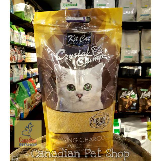 Jual Kit Cat Crystal Clump sparking charco 4 Liter Pasir Kucing ...