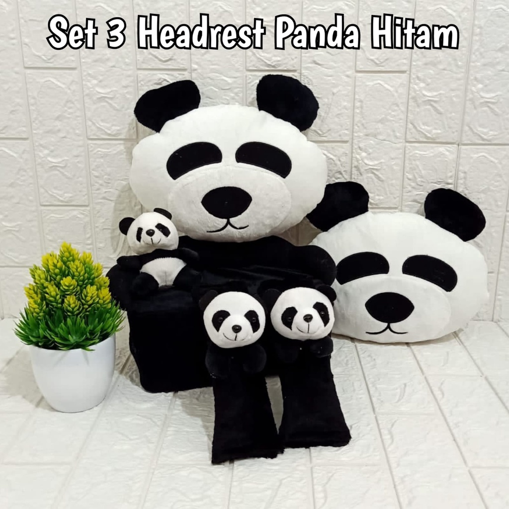 Jual bantal mobil Sandaran Penyangga Pengaman set 3 Headrest Kepala ...