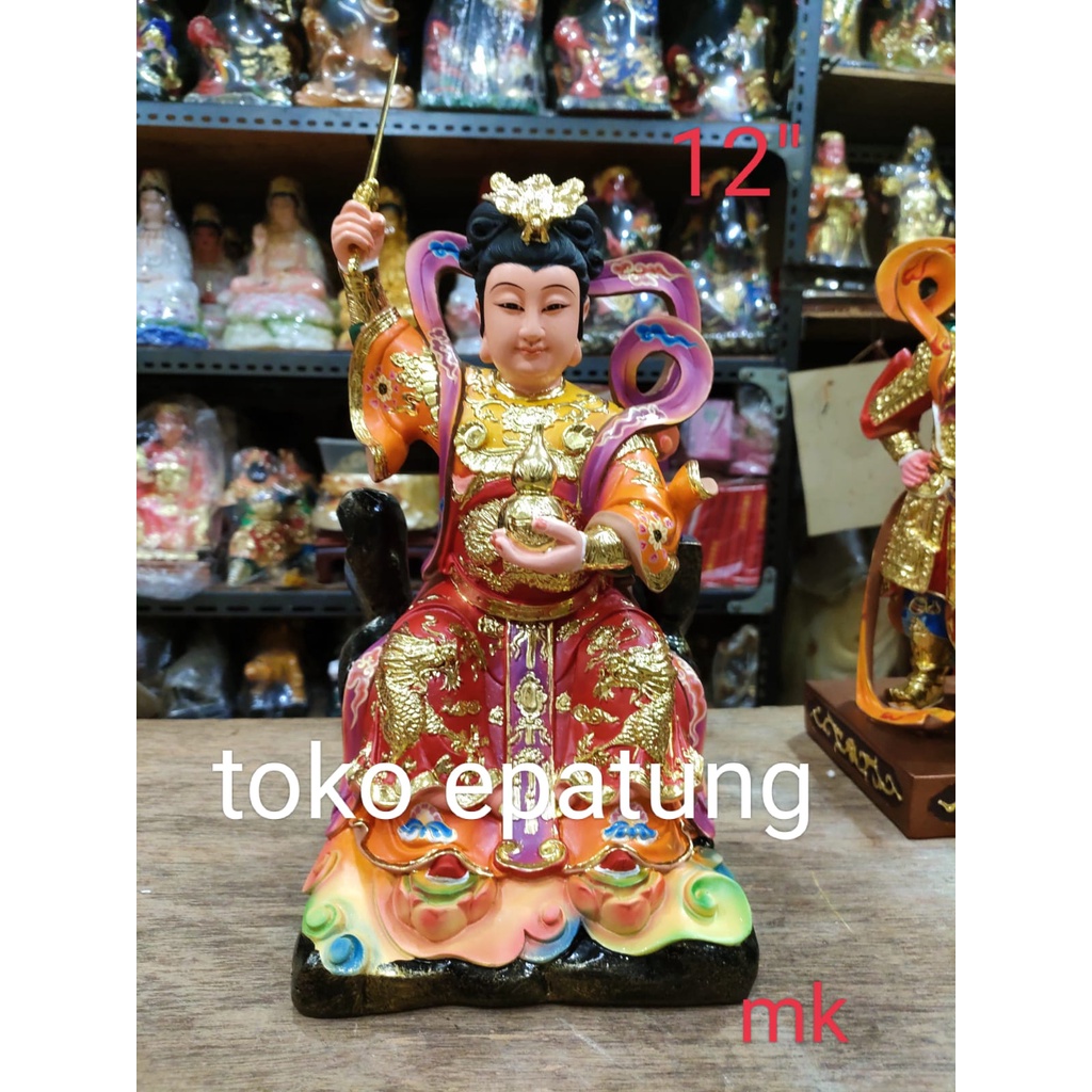 Jual patung Dewi qiu tien niu niu /Jiu Tian Xuan Ni - Fiber - 12 inch ...