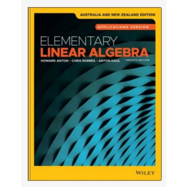 Jual elementary linear algebra 12 edtion | Shopee Indonesia