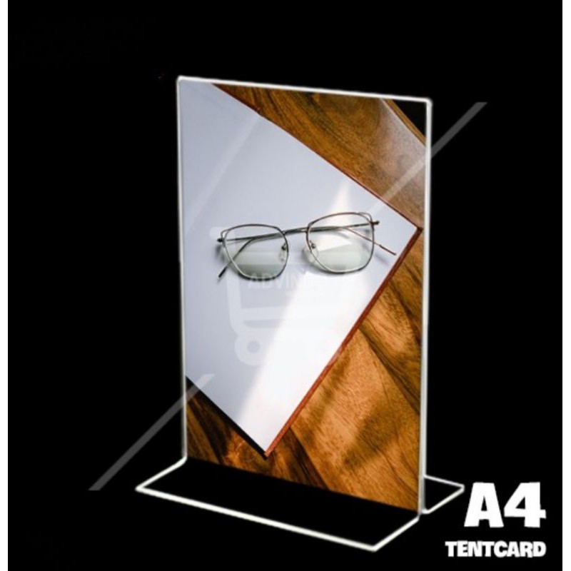 Jual tentcard a4//display menu a4 /papan menu a4 | Shopee Indonesia