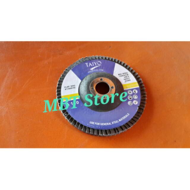 Jual Mata Amplas Susun 4" Taiyo (Flap Disc) | Shopee Indonesia