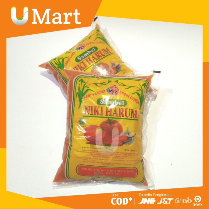 Jual U Mart - Saus Sambal Niki Harum 600ml Saos Cabe Bakso Bakmi Mie ...