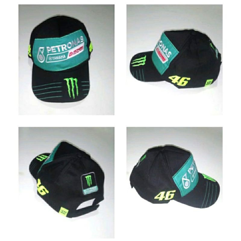 Jual Topi ROSSI MotoGP 2021 Petronas Monster | Shopee Indonesia