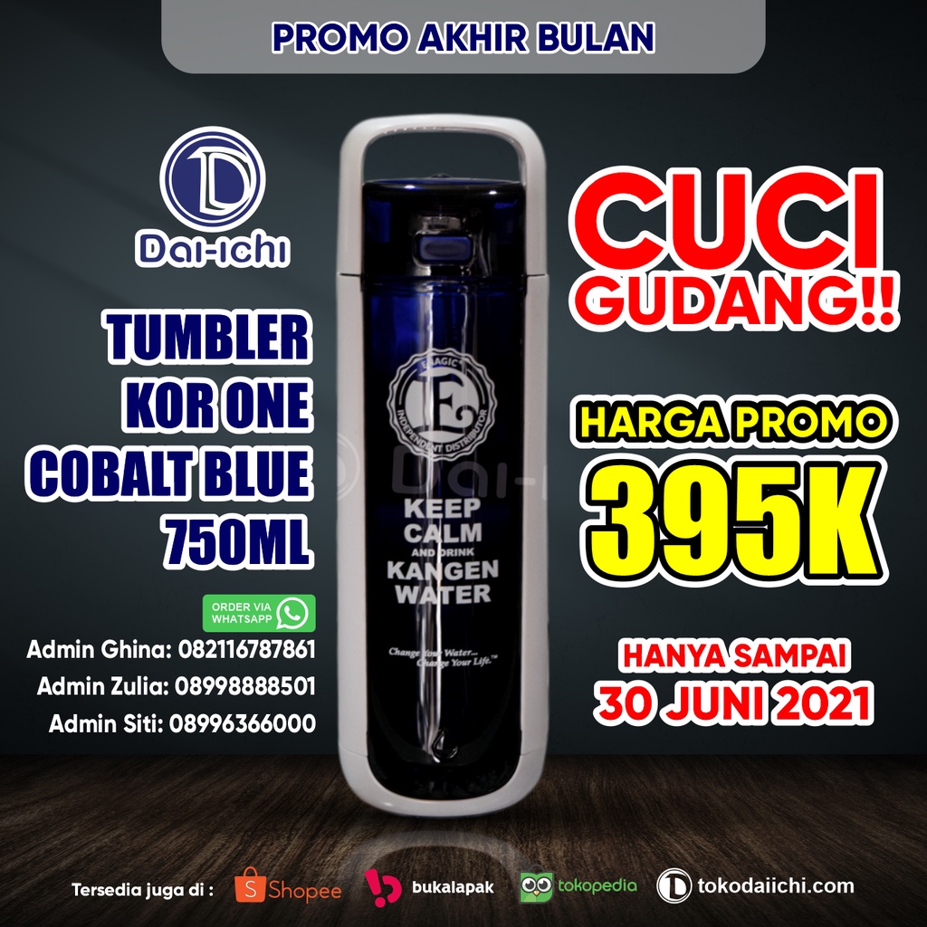 Jual Tumbler Kor One Cobalt Blue 750 ml | Shopee Indonesia