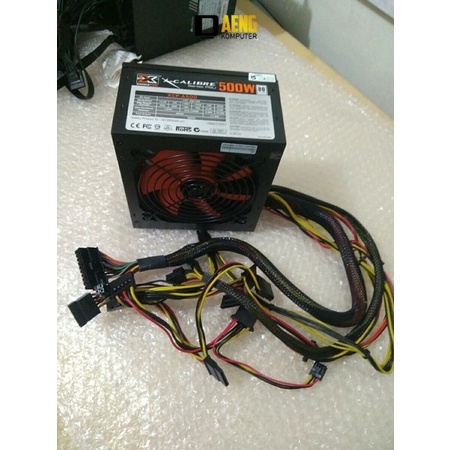 Jual Power Supply PSU Power Suplay PC 500 Watt 80 PLUS Merk XIGMATEK ...