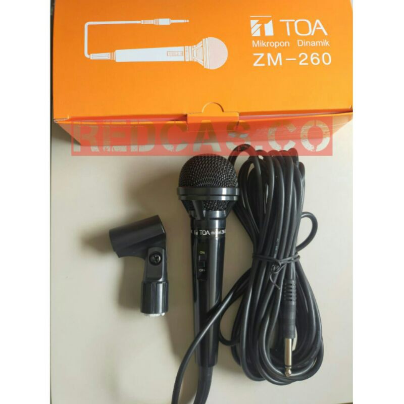 Jual TOA ZM-260 MIKROPON DINAMIK ZM260 MICROPHONE DYNAMIC | Shopee Indonesia