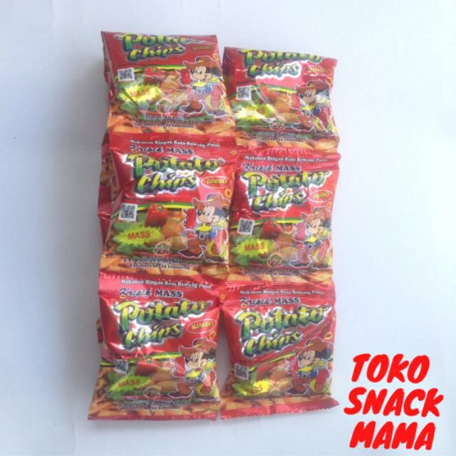 Jual [NGGAK ADA HADIAHNYA] Potato Chips rasa bawang 1 renteng isi 10 ...