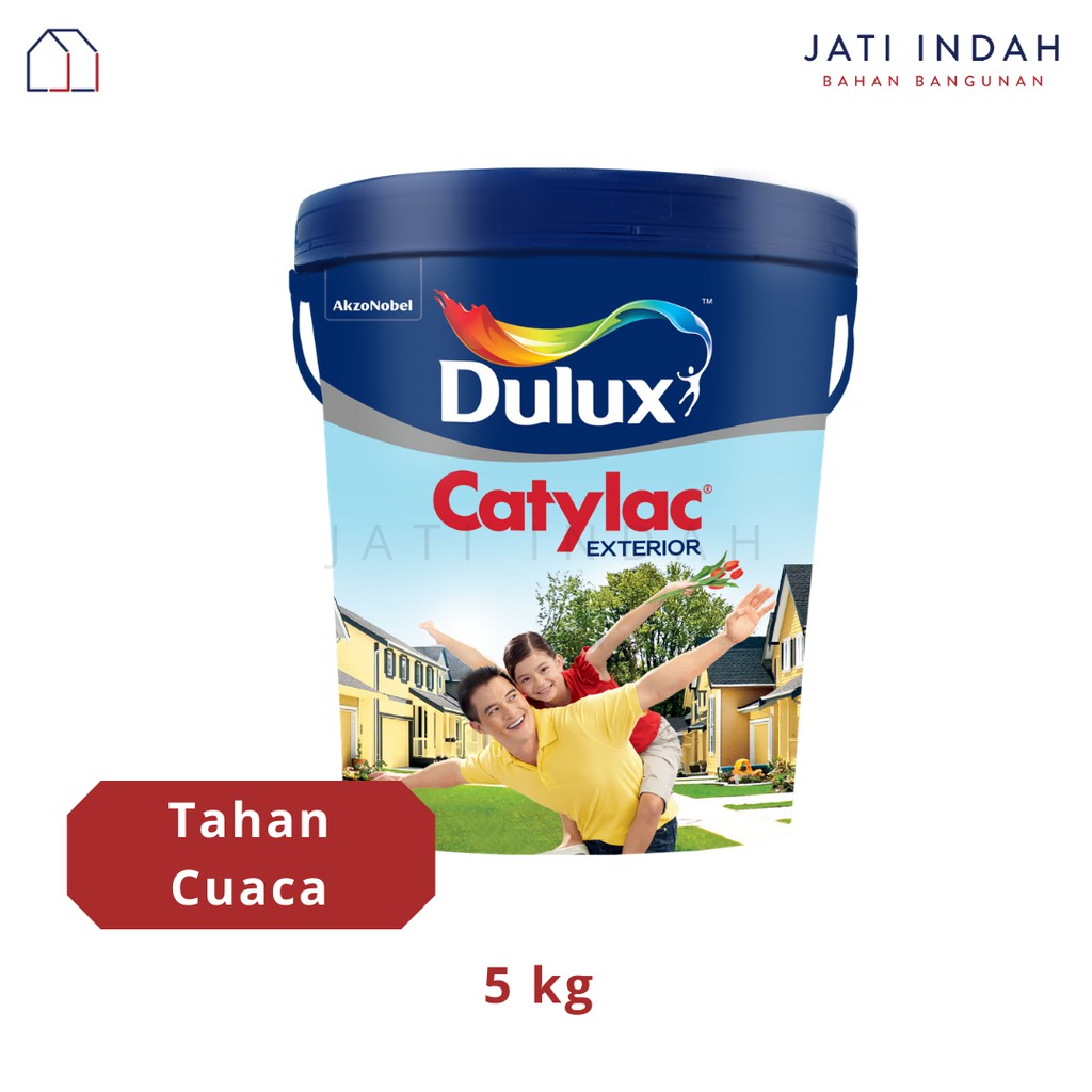 Jual DULUX CATYLAC EXTERIOR CAT TEMBOK 5 KG GALON / CAT DINDING LUAR ...