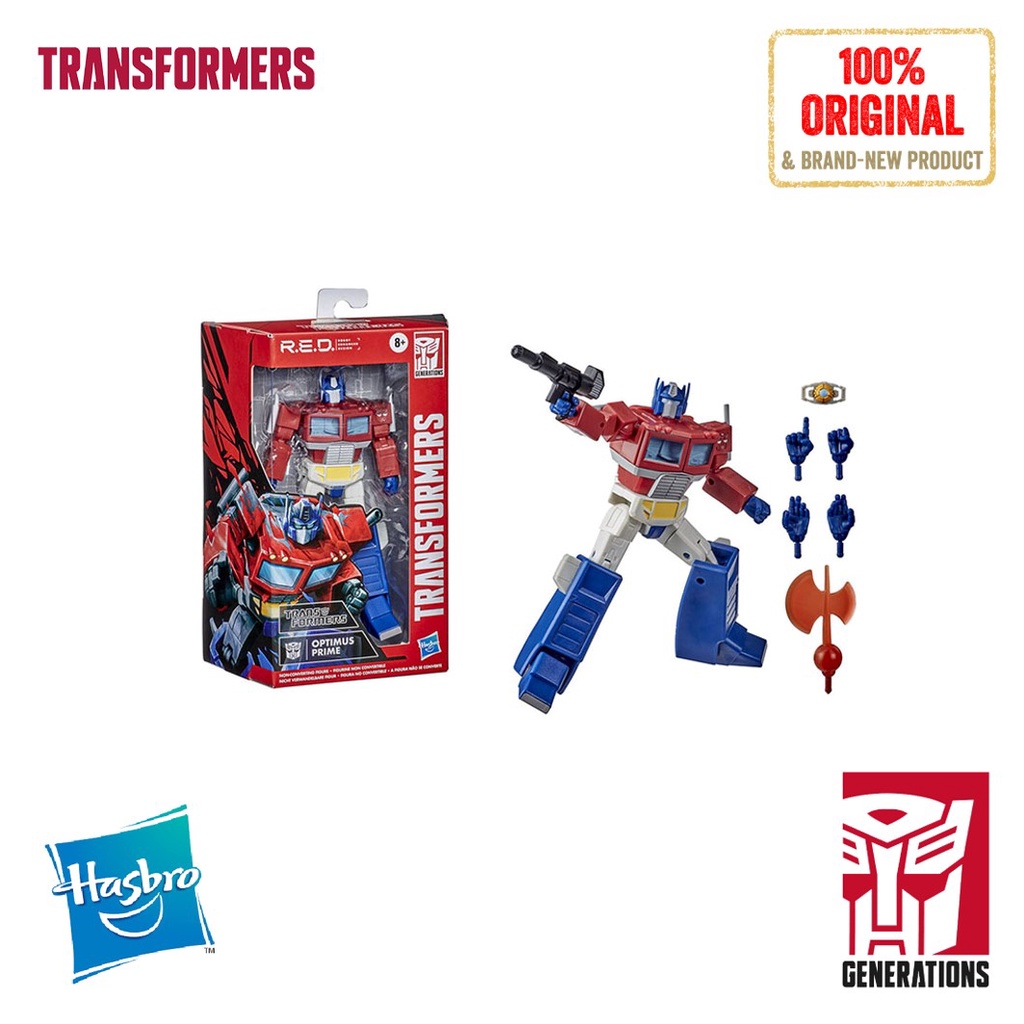 Jual Hasbro Transformers Generations G1 Optimus Prime Authentic RED ...