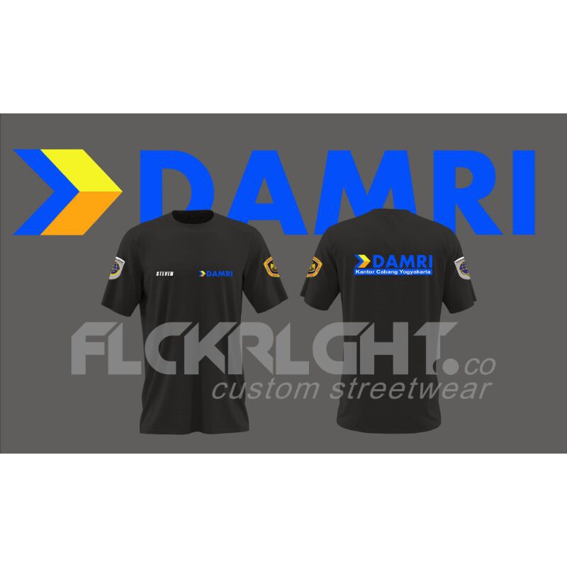 Jual Kaos Damri/baju Damri/Atasan Pria Wanita Damri Lengan Pendek Kaos ...