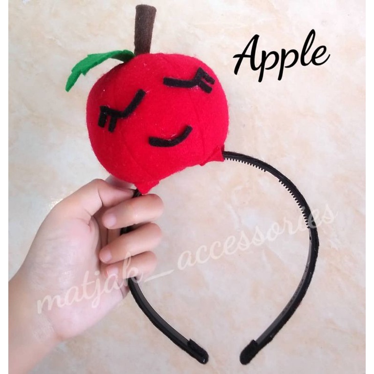 Jual Bando Buah Summer Unik Handmade Bando Sayur Labu Lemon Anggur ...