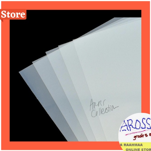Jual Kertas paper Overlay id card printable printing sheet tebal 0,15 ...