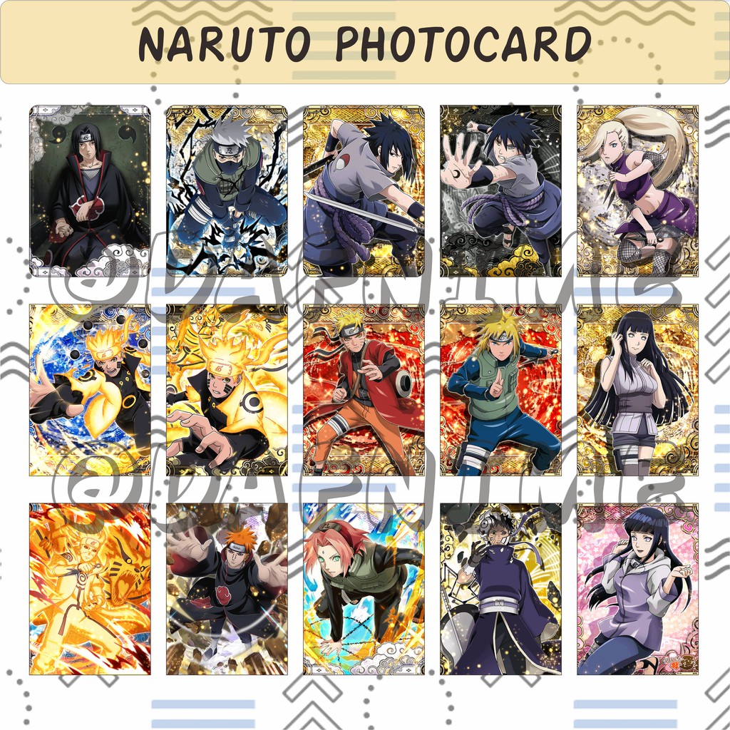 Jual Photocard Anime Naruto | Shopee Indonesia