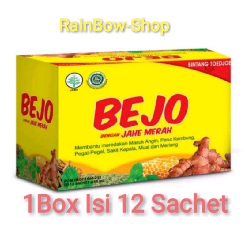 Jual Bejo Jahe Merah 1 Box Isi 12 Sachet (15ml/s) | Shopee Indonesia