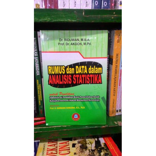 Jual Rumus Dan Data Dalam Analisis Statistika - Dr.Riduwan Mba | Shopee ...