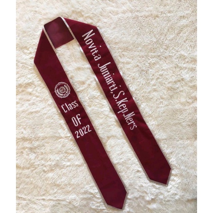 Jual Selempang Dua sisi depan / selempang leher (SATU HARI JADI ...