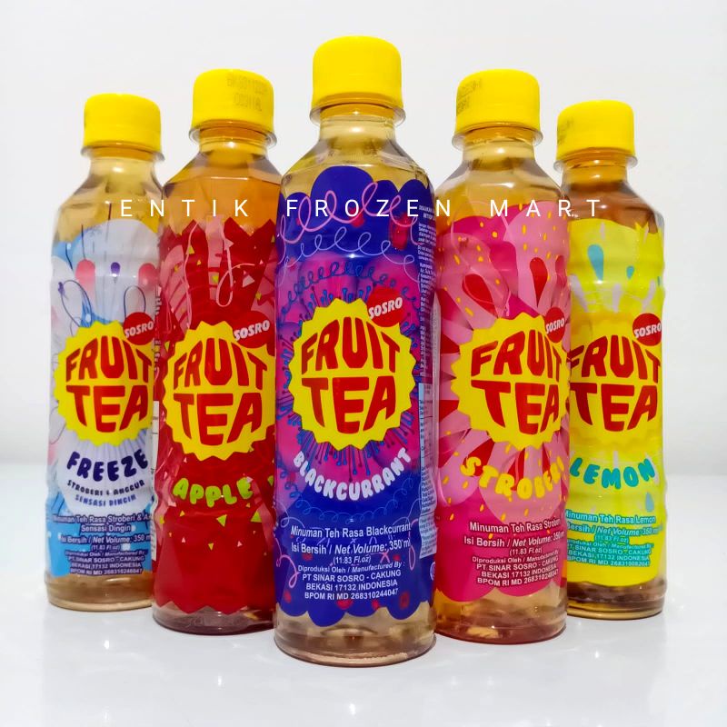 Jual Fruit Tea Sosro Botol 350ml | Shopee Indonesia