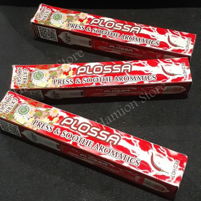 Jual PLOSSA Minyak Angin inhaler dan Roll On - Biru-HIJAU_MERAH - Merah ...