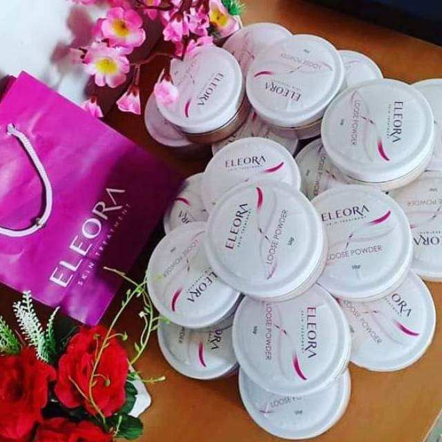 Jual ELEORA LOOSE POWDER - bedak tabur eleora asli - ELEORA SKINCARE ...