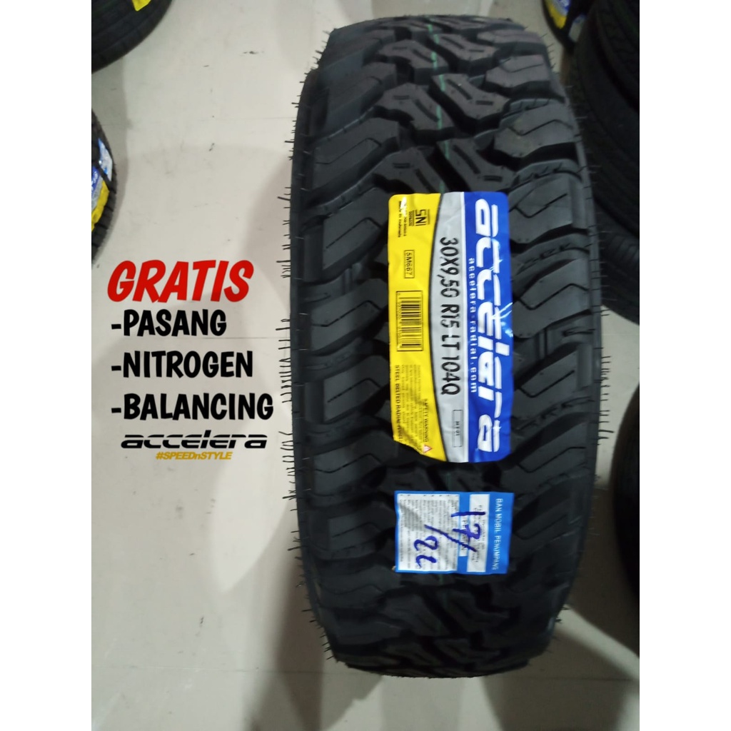 Jual Ban Mobil Catok Ukuran 30 9,5 R15 Accelera MT01 | Shopee Indonesia