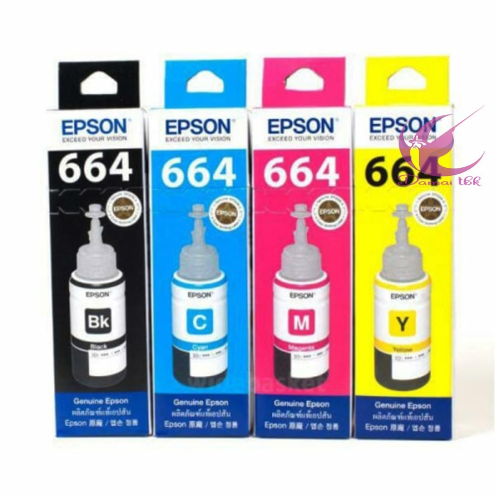 Jual Tinta epson L100 botolan original T664 | Shopee Indonesia