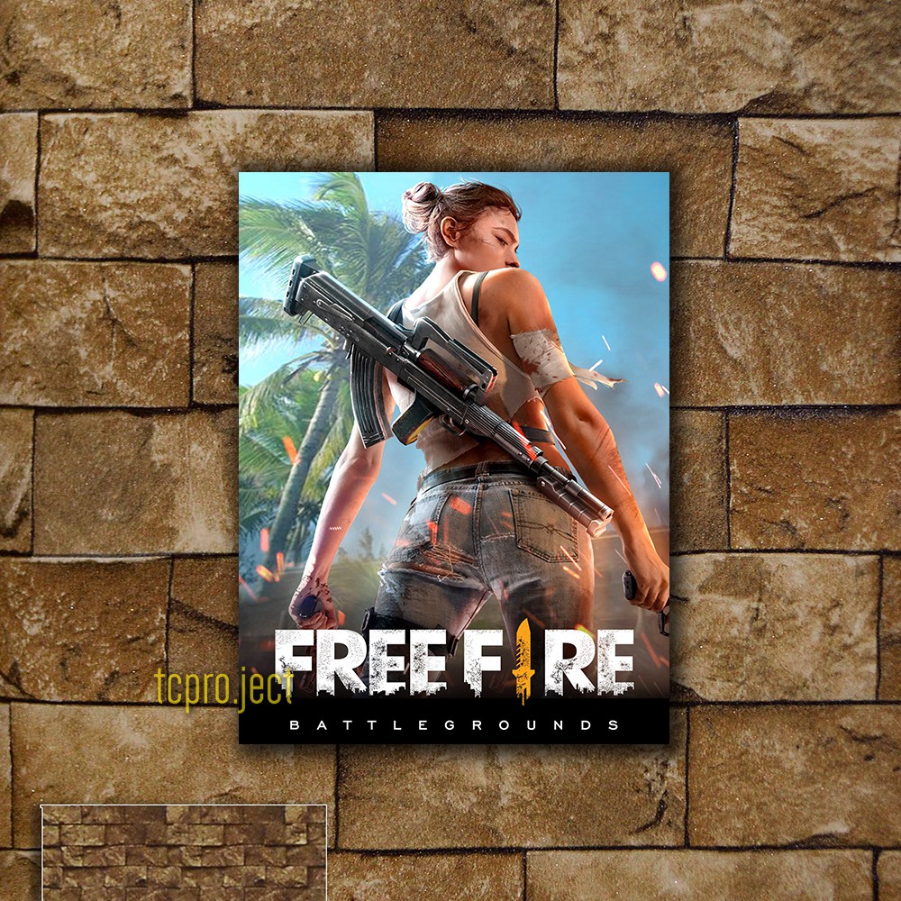 Jual FREE FIRE BATTLEGROUND GAME POSTER - DEKORASI HIASAN DINDING ...