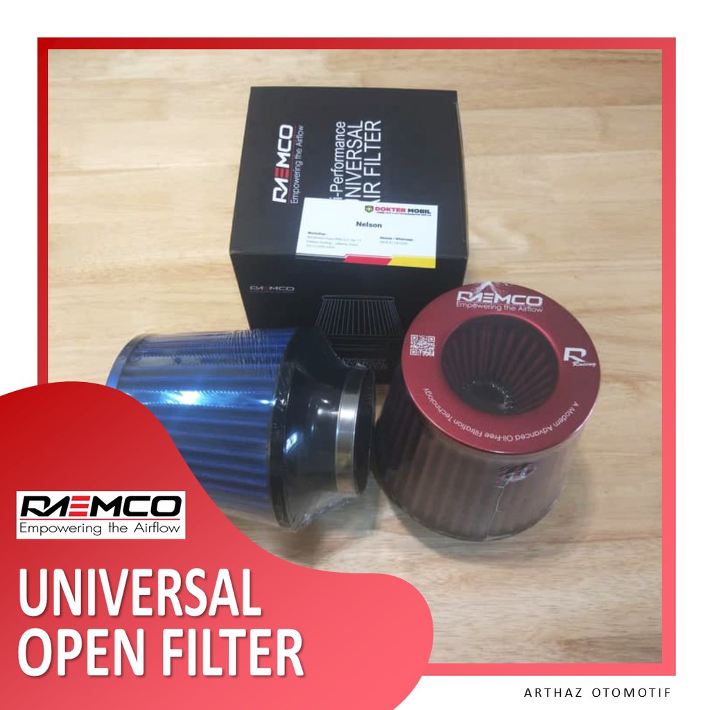 Jual Open Filter Racing Mobil Universal 2.5 Inch Raemco Original ...