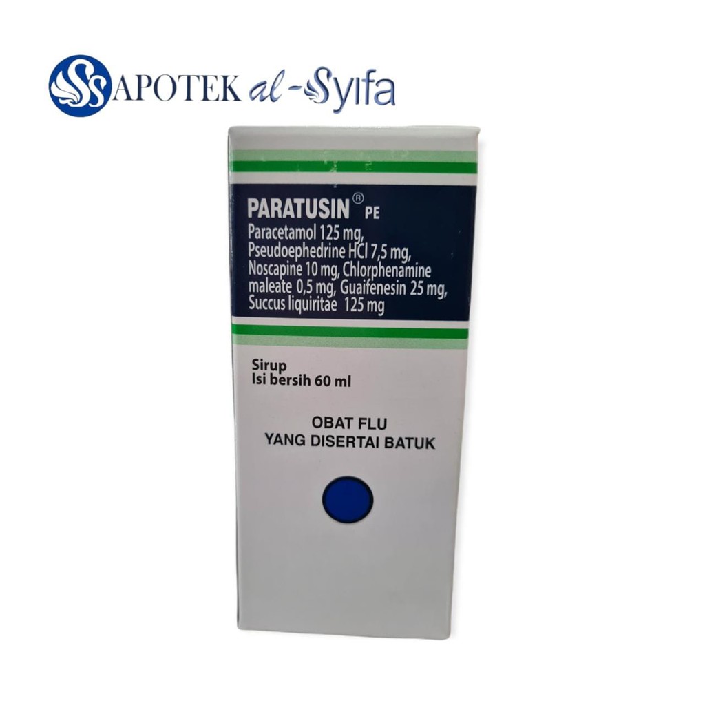 Jual Paratusin Sirup 60ml Obat Batuk/Pilek/Demam | Shopee Indonesia