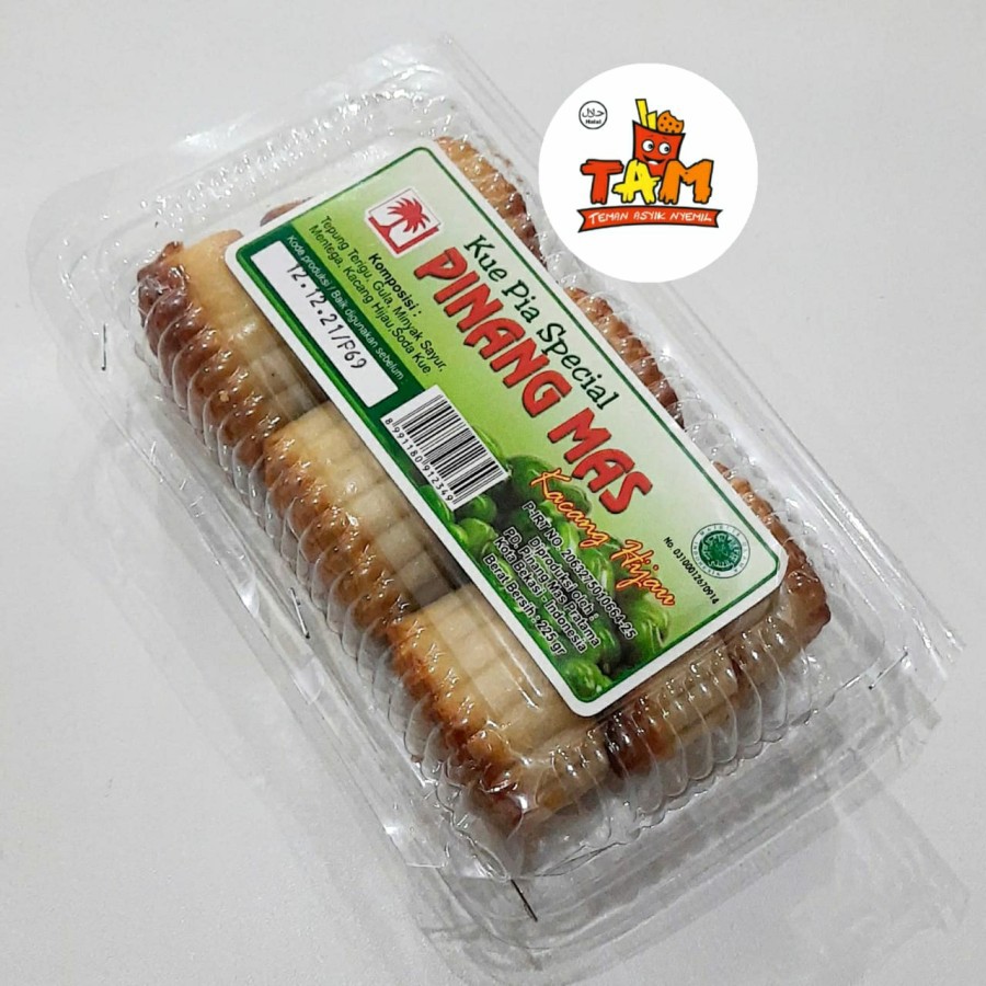 Jual Kue Pia Kacang Hijau Pinang Mas (isi 9 pcs) - Tam Snack | Shopee ...