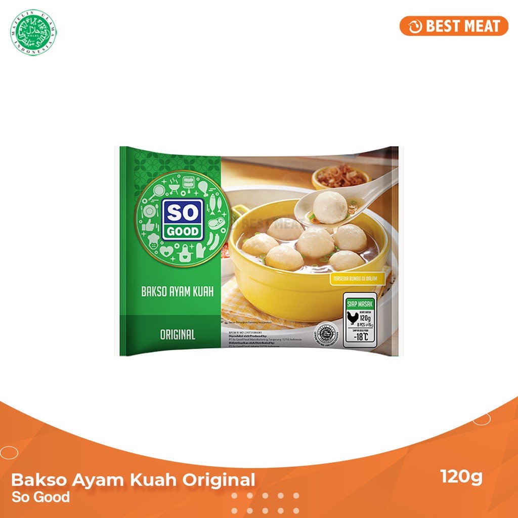 Jual SO GOOD BAKSO AYAM KUAH 120GR | Shopee Indonesia