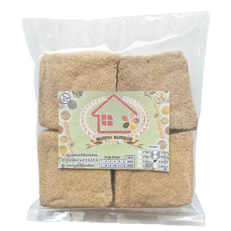 Jual (250 gr) SAGU Ambon Sagu Kotak Rangi Sagu Organik Untuk Bubur Sagu ...